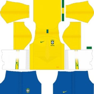 Kits DLS Brazil National Team 2025 – Dream League Soccer Kit